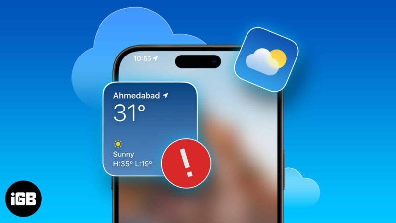 How to fix Weather app not working on iPhone or iPad - iGeeksBlog
