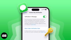 How to turn on iMessage Contact Key Verification on iPhone