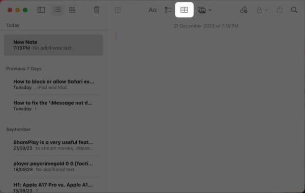 How to use tables in Notes app on iPhone, iPad, and Mac – iGeeksBlog