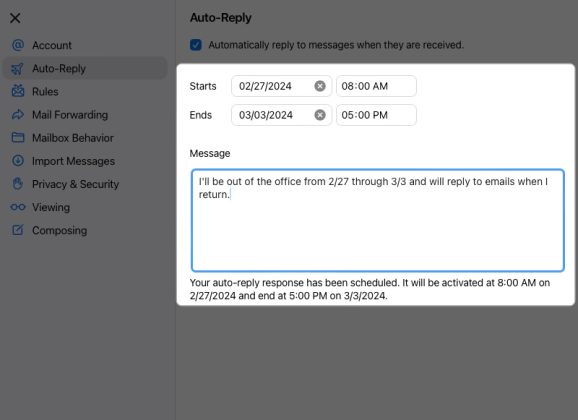How to set up auto-reply in Apple Mail on iPhone, iPad, and Mac
