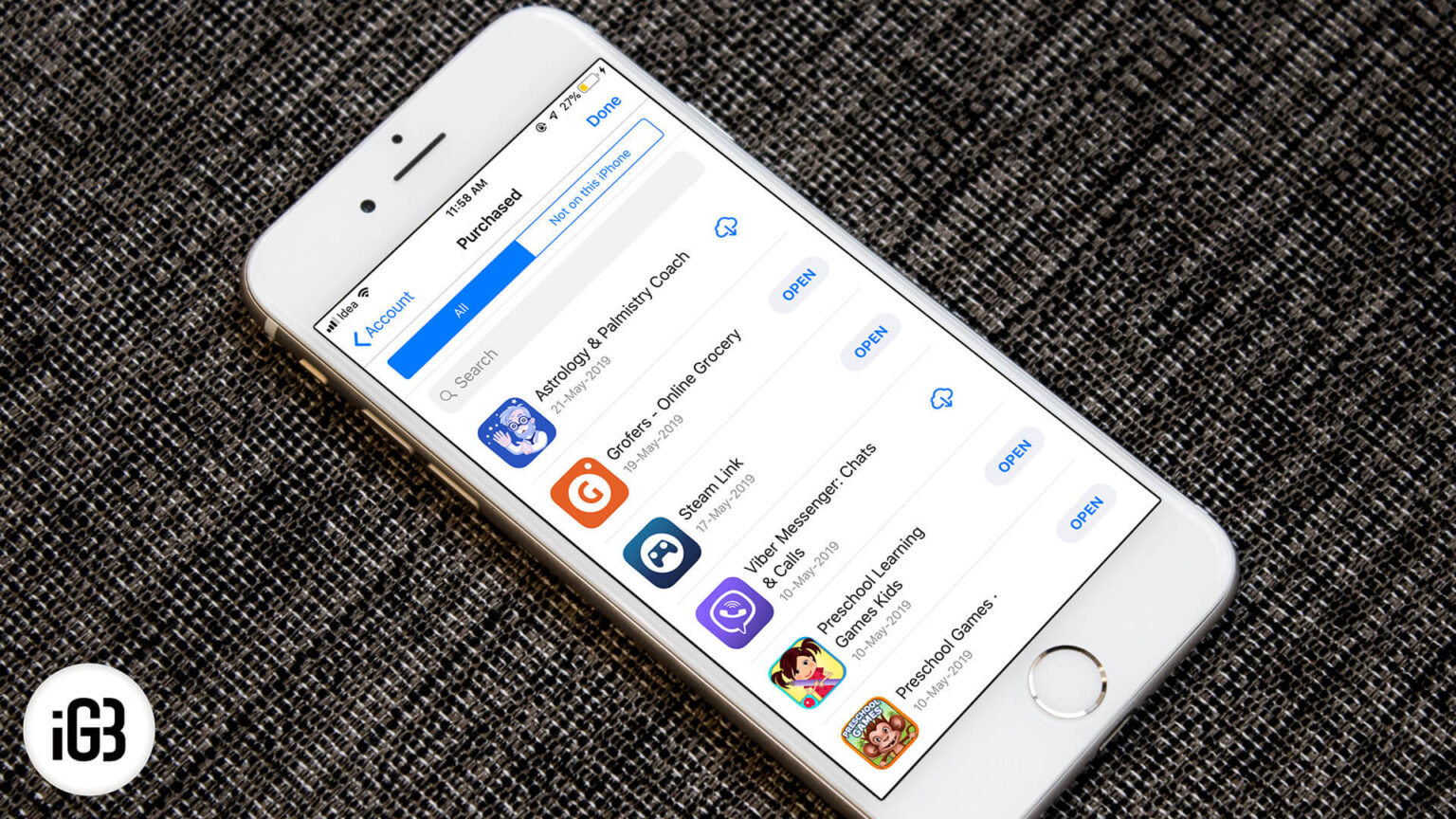 Can’t Find Purchased Apps on iPhone or iPad: How to Fix - iGeeksBlog