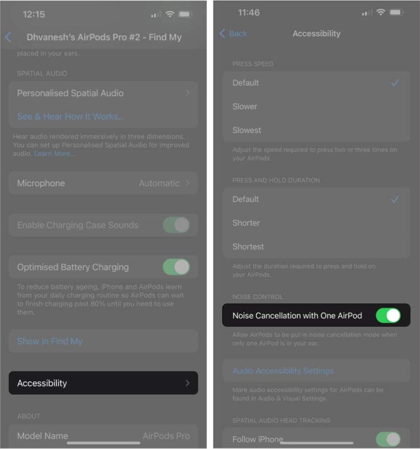 How to change AirPods settings on iPhone or iPad – iGeeksBlog
