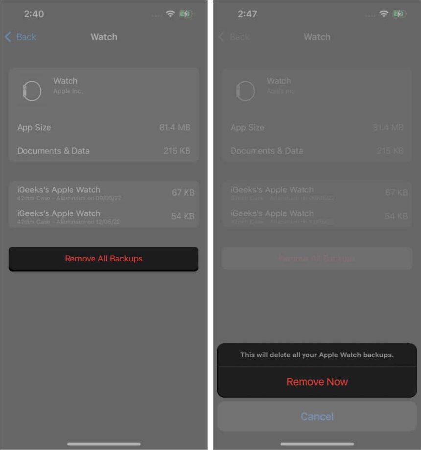 How to backup and restore Apple Watch – iGeeksBlog