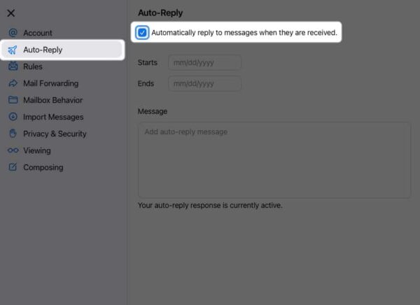 How to set up auto-reply in Apple Mail on iPhone, iPad, and Mac