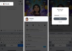 How to change Snapchat display name on iPhone