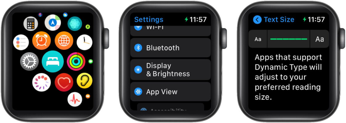 How to change text size on Apple Watch – iGeeksBlog