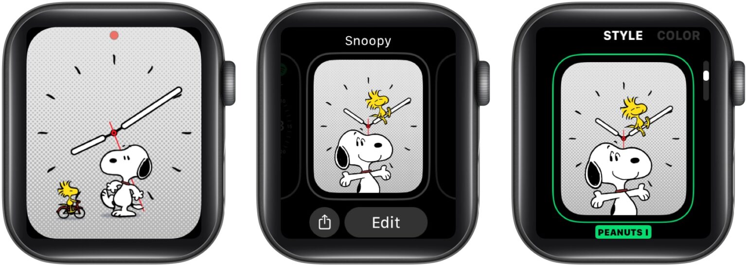 How to add and customize Snoopy watch face on your Apple Watch – iGeeksBlog