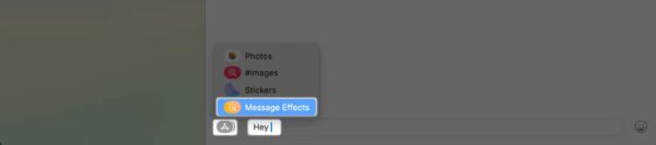 How to send messages with Effects on Mac - iGeeksBlog