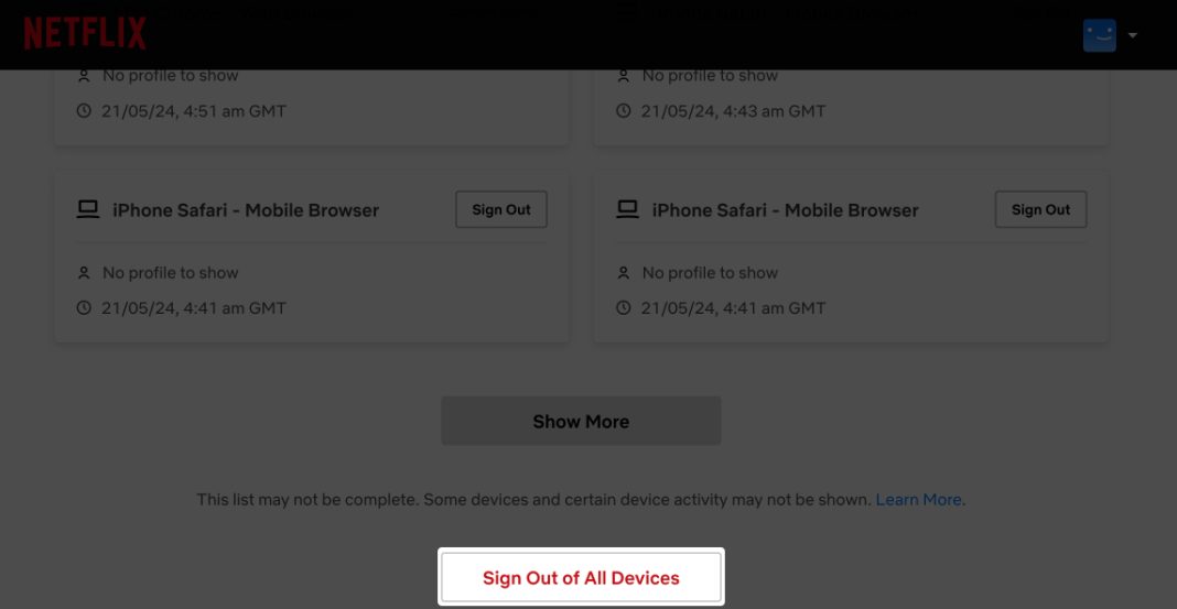 How to Sign Out of Netflix: A Step By Step Guide – iGeeksBlog