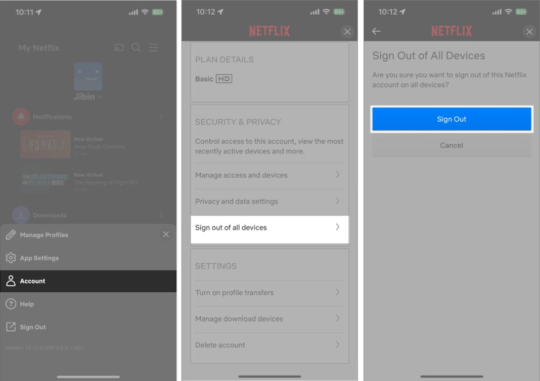How to Sign Out of Netflix: A Step By Step Guide – iGeeksBlog