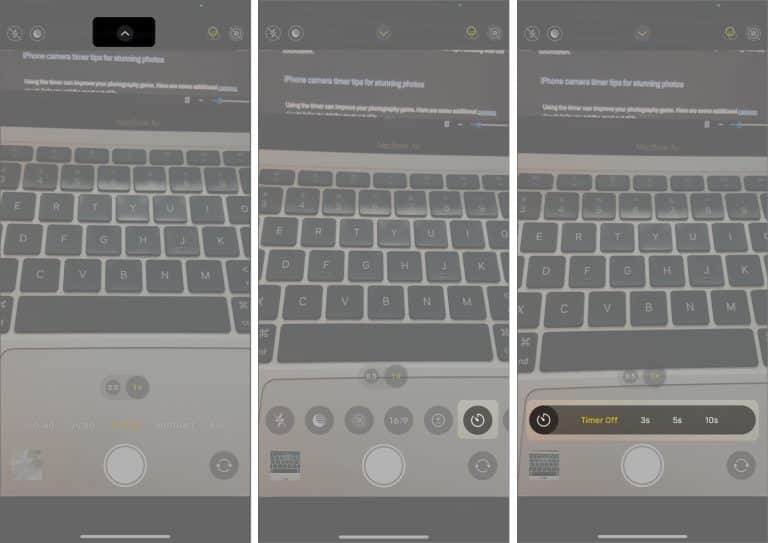 How to Use Timer on iPhone Camera – iGeeksBlog