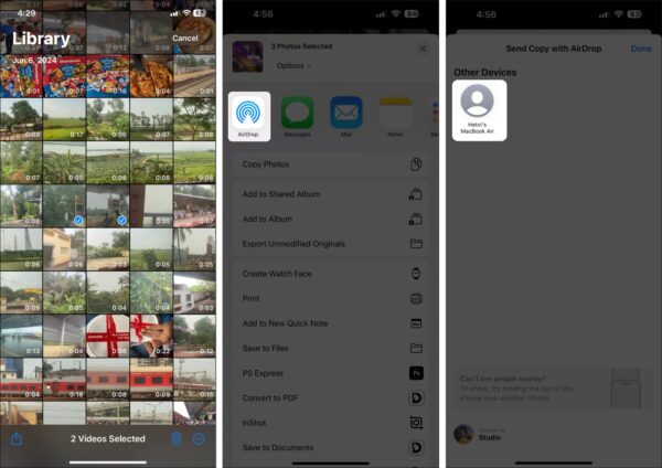 How to Use AirDrop on iPhone and iPad to Send Photos and Files – iGeeksBlog