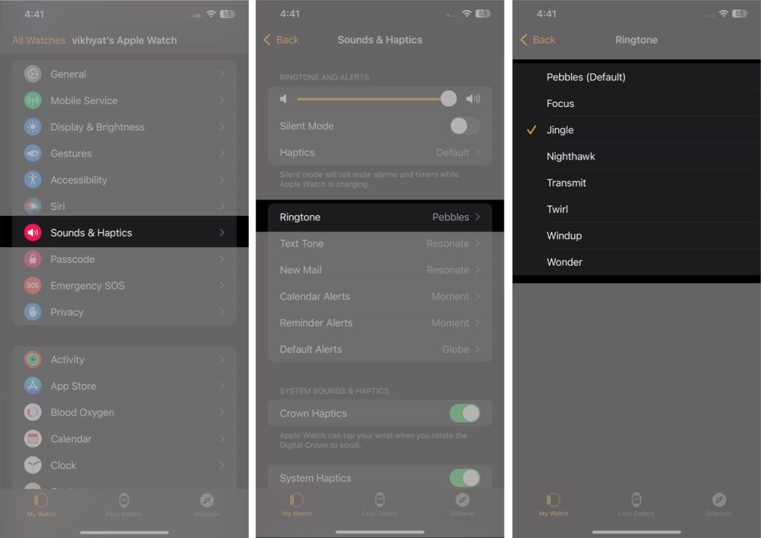 How to change Apple Watch ringtone – iGeeksBlog
