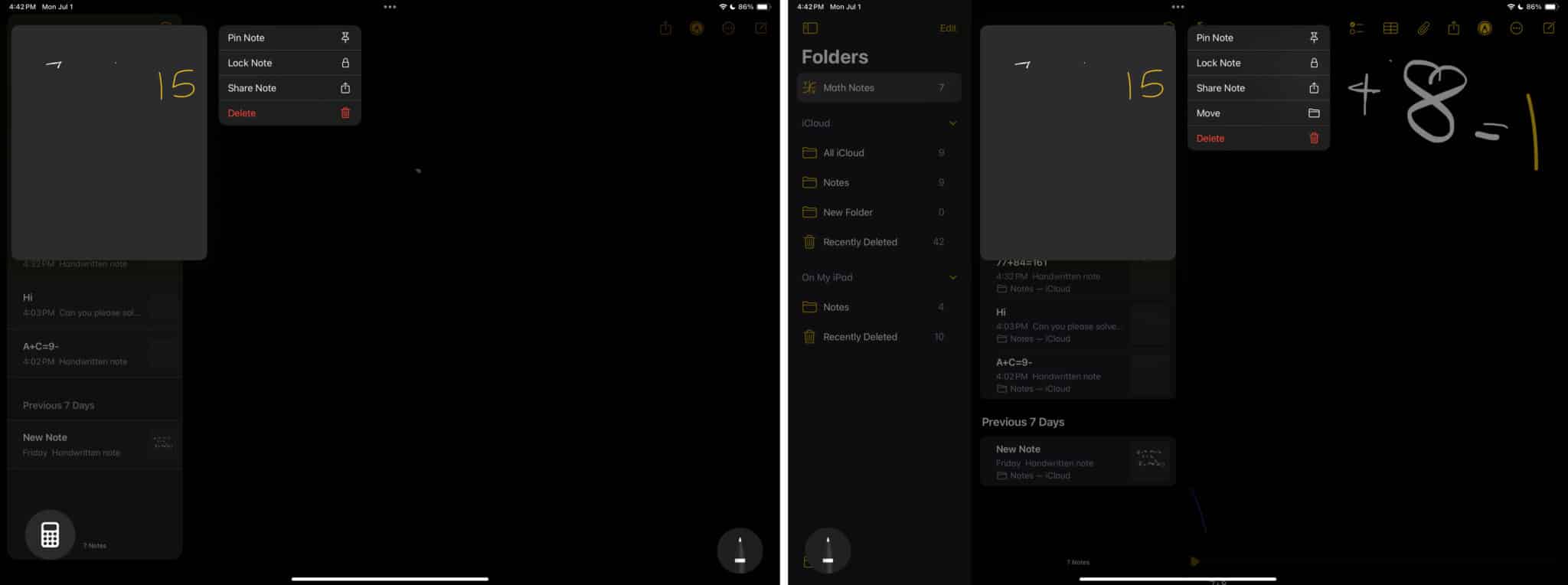 How to Use Math Notes in iPad and iPhone (iPadOS 26 Included)