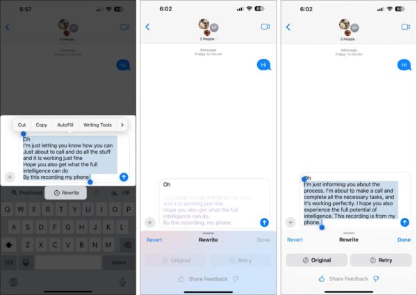 How to Use Apple Intelligence Writing Tools on iPhone or iPad – iGeeksBlog