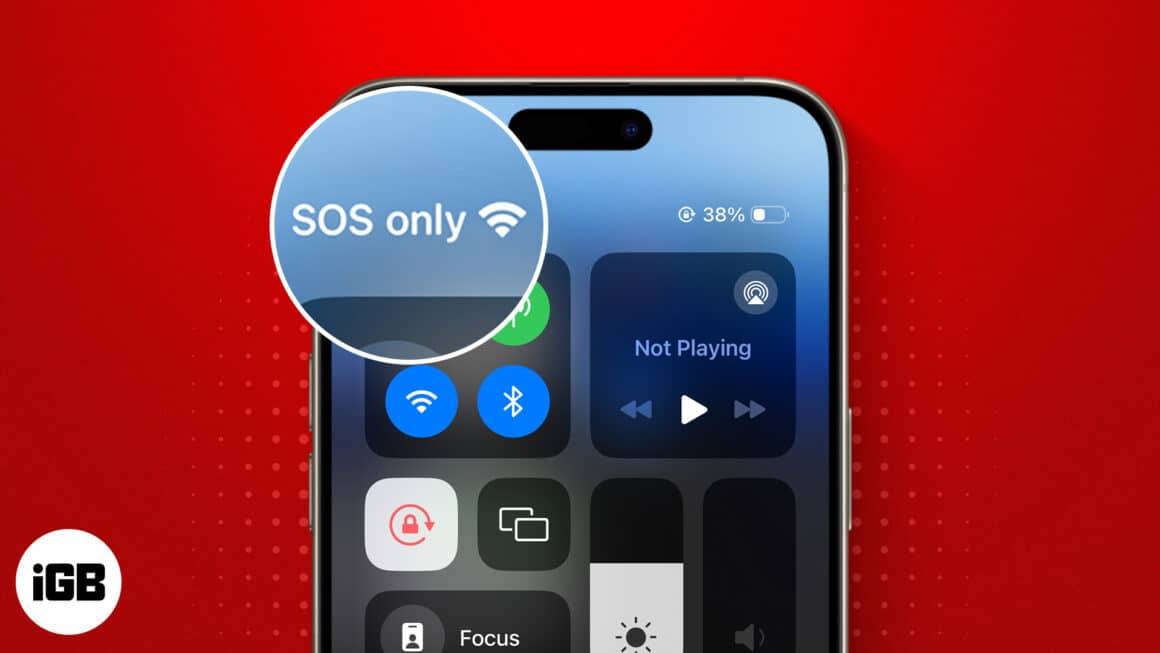 What Does SOS Mean on iPhone? And How to Fix It? - iGeeksBlog