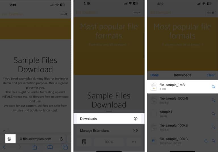 How to Manage Downloads in Safari on iPhone or iPad