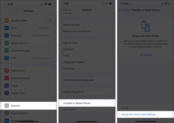 How to Factory Reset iPhone: Backup, Erase, and Restore – iGeeksBlog