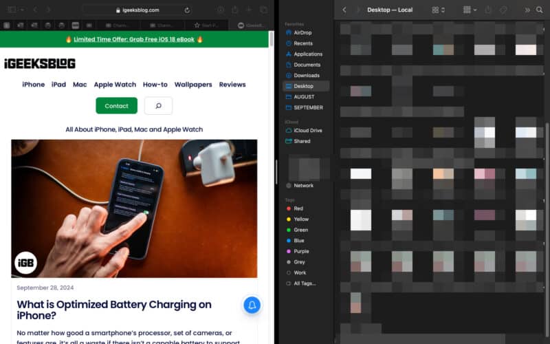 How to use split screen on Mac for multitasking