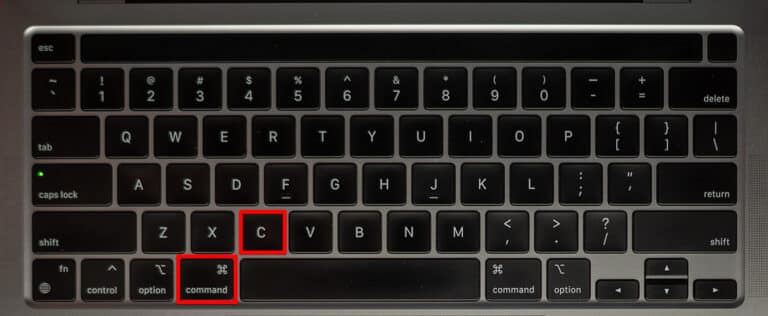 How to copy and paste on Mac