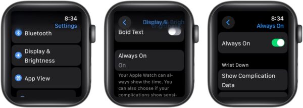 How to use the Always On Display on an Apple Watch