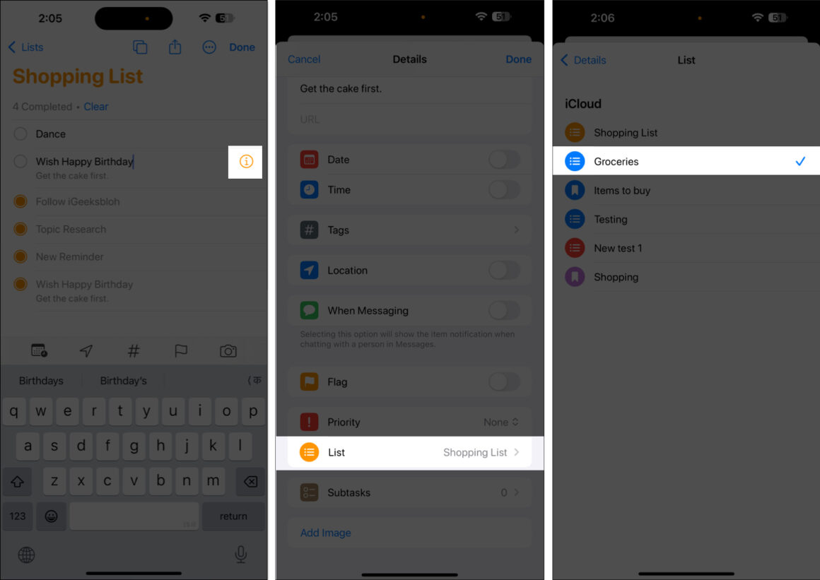 How to Use the Reminders App on iPhone and iPad – iGeeksBlog
