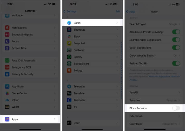 How to allow pop-ups in Safari on iPhone, iPad, and Mac – iGeeksBlog