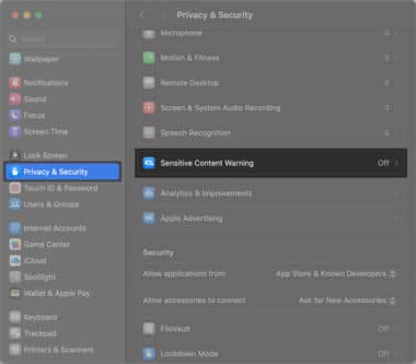What is Apple's Sensitive Content Warning feature and how to enable it?