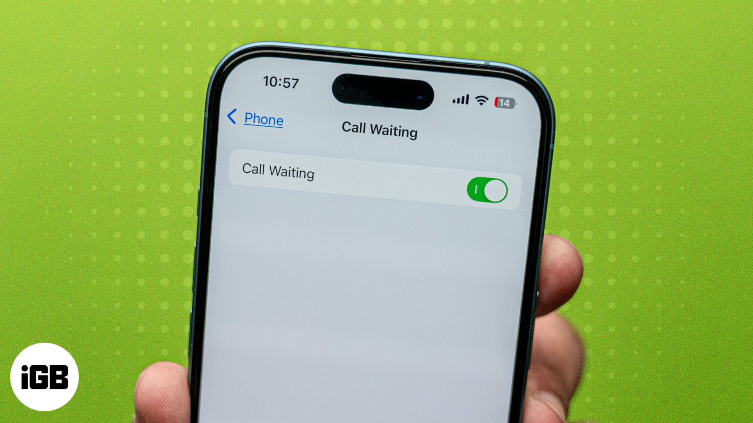 What is call waiting on iPhone and how to activate it - iGeeksBlog