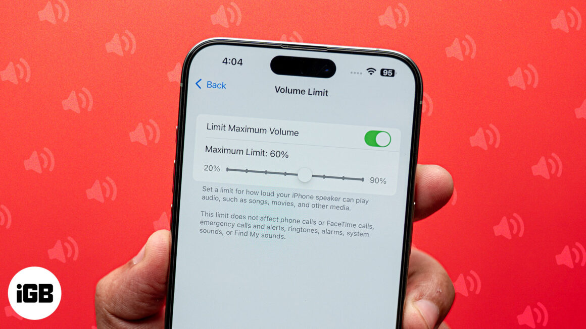 How to limit your iPhone's speaker volume in iOS 18.2