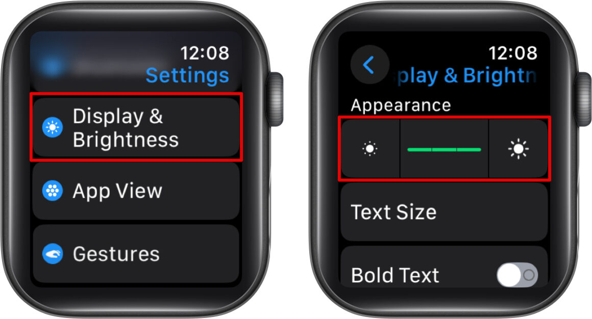 How to adjust screen brightness on Apple Watch