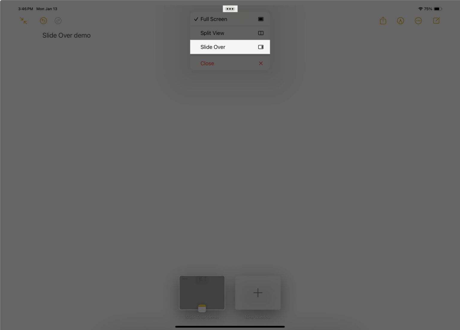 How to use multitasking feature on iPad in iPadOS 18