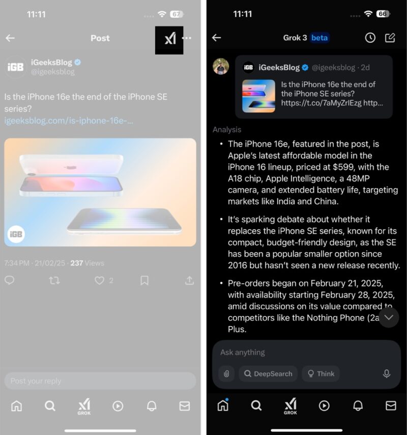 How to use Grok AI on your iPhone