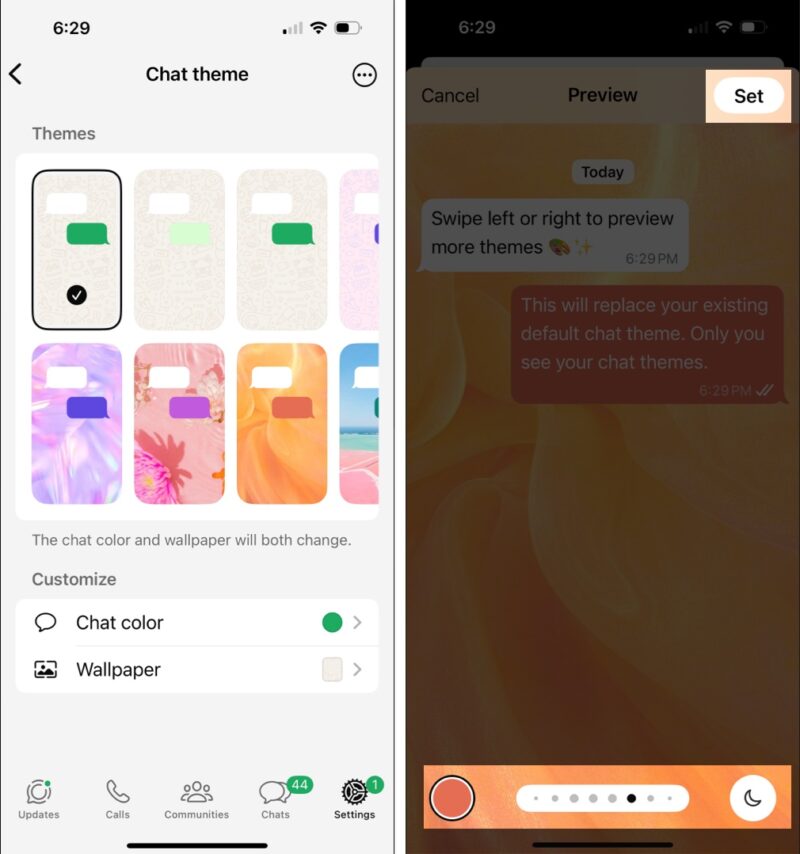 WhatsApp chat theme on iPhone: What it is and how to use it