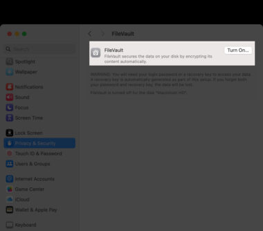 How to use FileVault on Mac to protect your data
