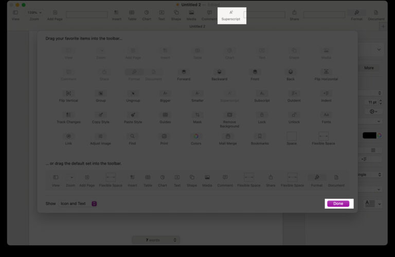 How to type superscript and subscript on Mac