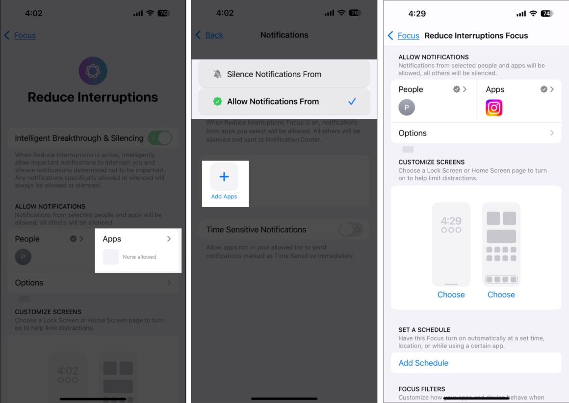How to Use Reduce Interruptions on iPhone and iPad