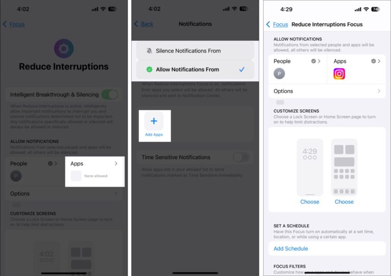 How to Use Reduce Interruptions on iPhone and iPad