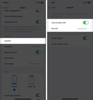 How to use Autofill on your iPhone or iPad