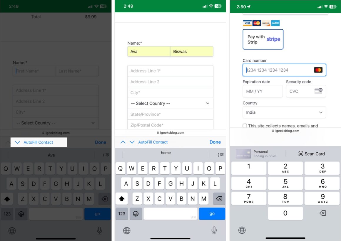 How to use Autofill on your iPhone or iPad