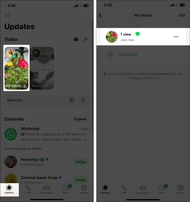 How to Use WhatsApp Status on iPhone Like a Pro – iGeeksBlog