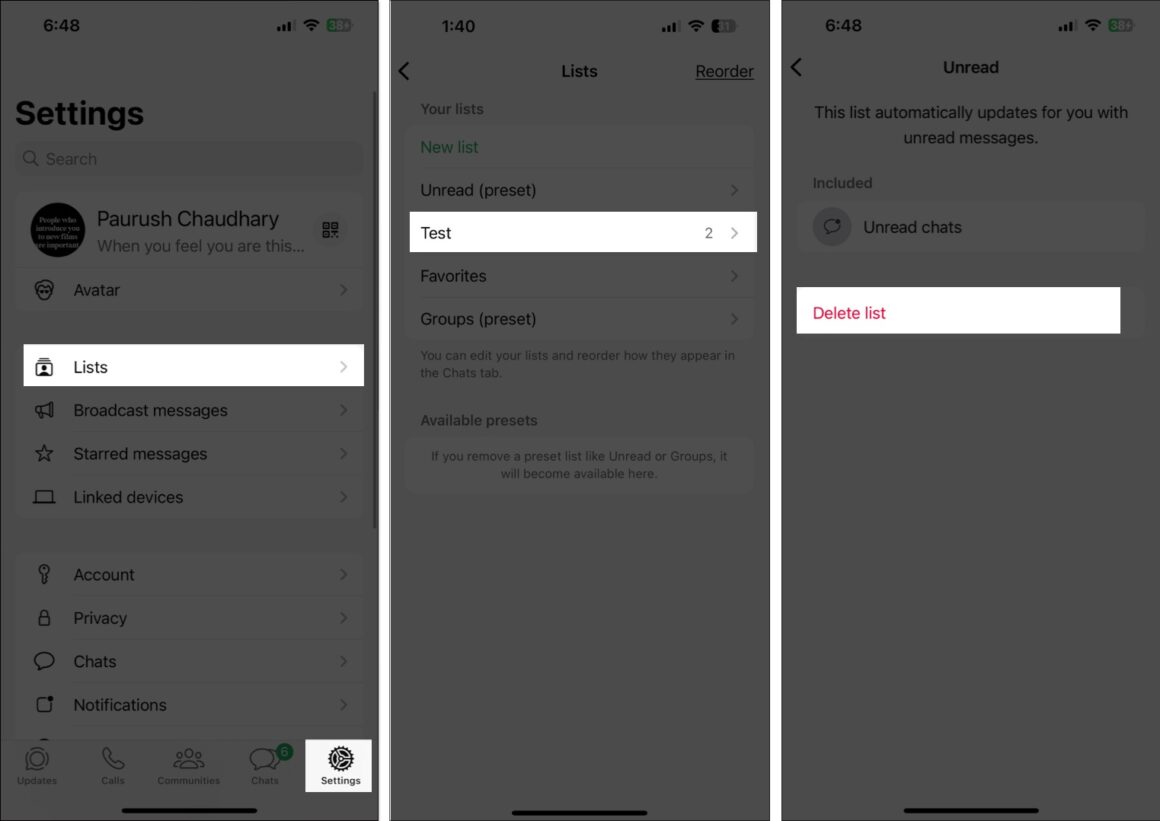 How to create and use custom chat lists on WhatsApp - iGeeksBlog How to create and use custom chat lists on WhatsApp - iGeeksBlog