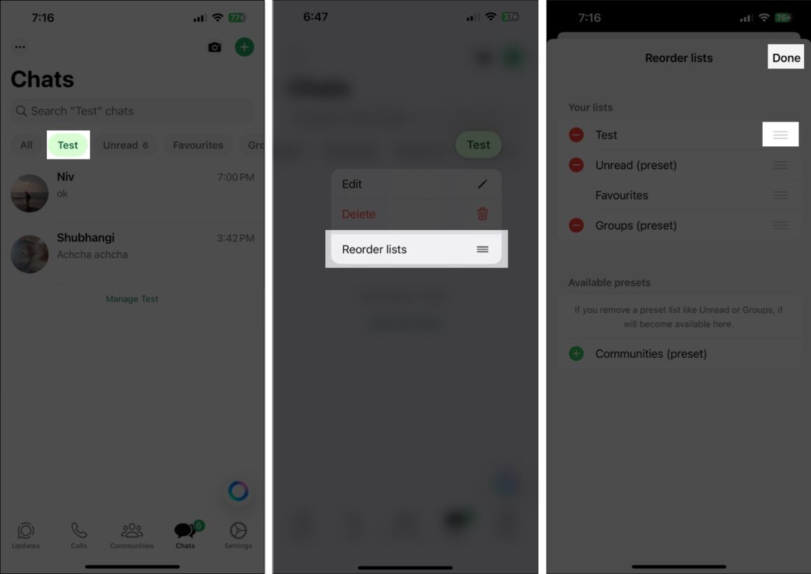 How to create and use custom chat lists on WhatsApp – iGeeksBlog