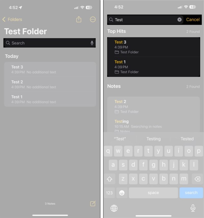 How to search notes on your iPhone or iPad – iGeeksBlog