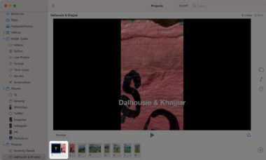 How to make a slideshow on Mac