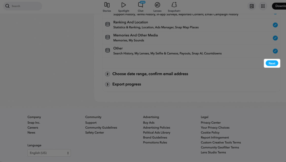 How to download your Snapchat data (Step-by-step guide) – iGeeksBlog