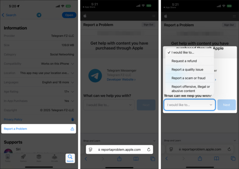 How to report bad apps and scams in the App Store on your iPhone ...