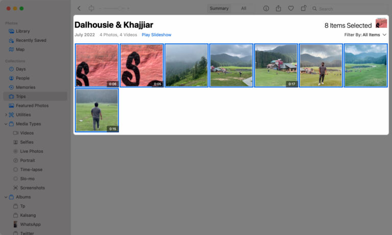 How to make a slideshow on Mac