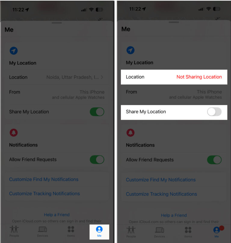 How to pause your location on Find My iPhone