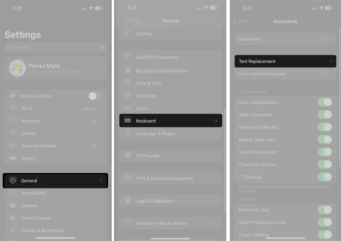 How to Set up Text Replacement on Your iPhone, iPad, and Mac